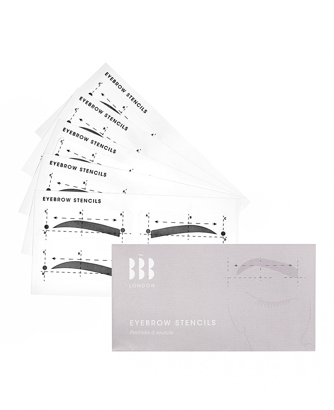BBBLondon | Eyebrow Stencils Brow Mapping Tool – BBB London